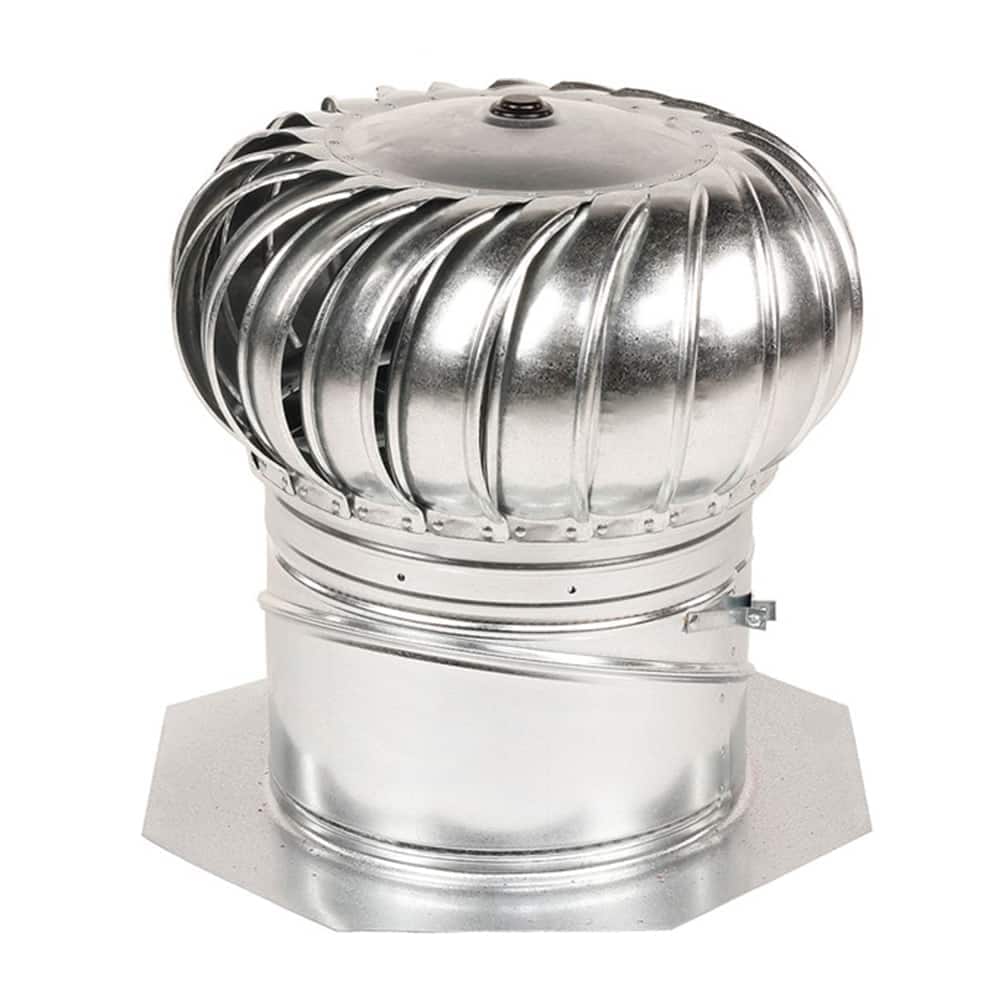 GAF | Master Flow® 12" Internally-Braced Galvanized Wind Turbines