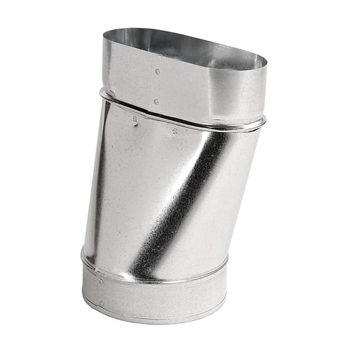 Master Flow Oval To Round Boot 6 In. 90-Degree Oval-to-Round Boot Duct ...